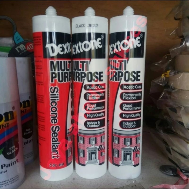 Jual silicone sealant multi purpose / lem sealant dextone 300ml | Shopee Indonesia