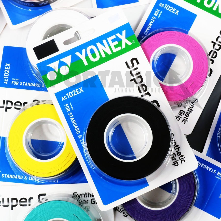 Jual Grip Raket Yonex AC102 EX / AC 102 EX / AC102EX Super Grap 3 Wraps | Shopee Indonesia