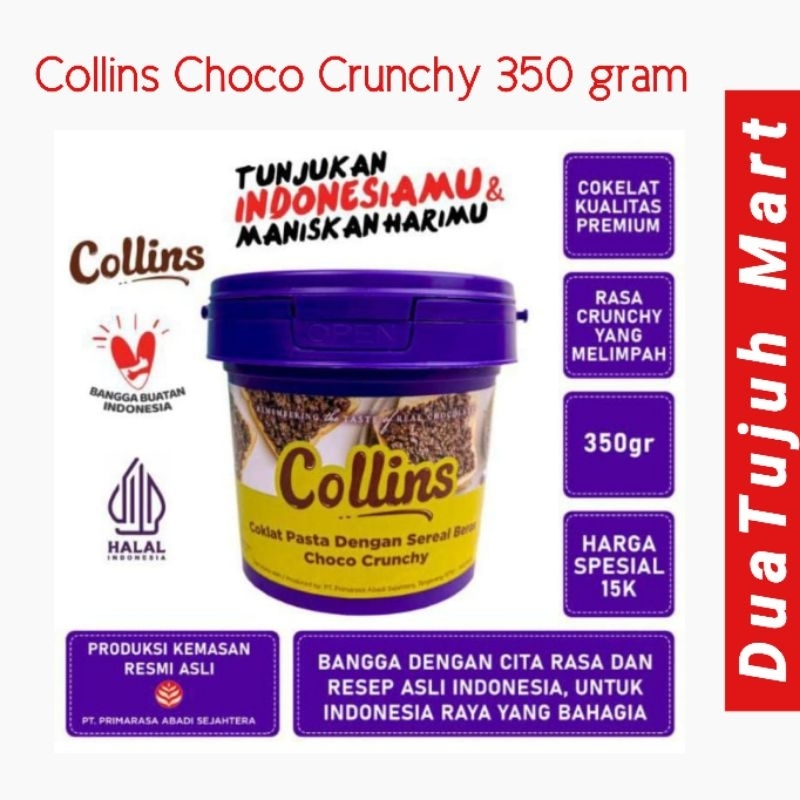 Jual Collins Choco Crunchy 350 gram (Original Pack) | Shopee Indonesia