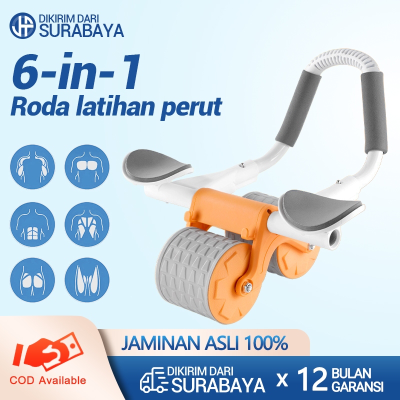 Jual 2in1 Ab Wheel / 2 Roda Ab Roller Wheels Plank Trainer Abdominal ...