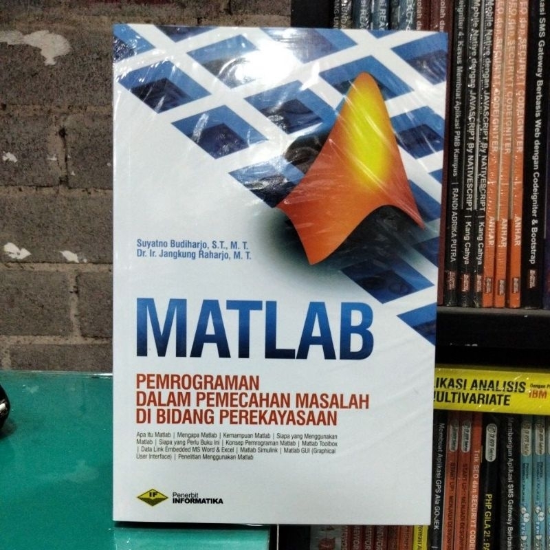 Jual Buku Matlab Pemrograman Dalam Pemecahan Masalah Di Bidang ...