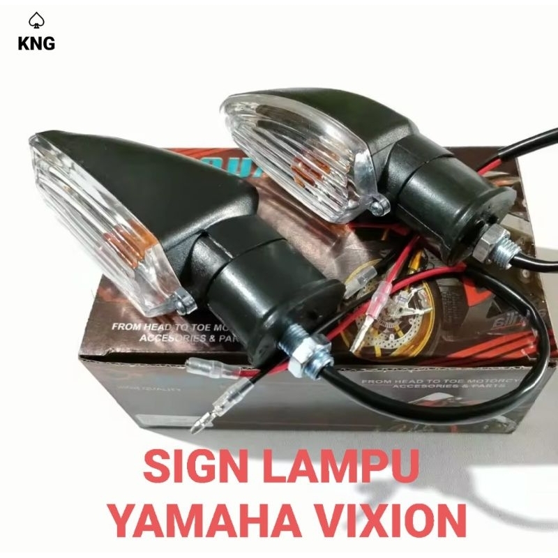Jual Lampu Sein Yamaha Vixion New Old LED Satu Set Kiri Kanan - Lampu ...