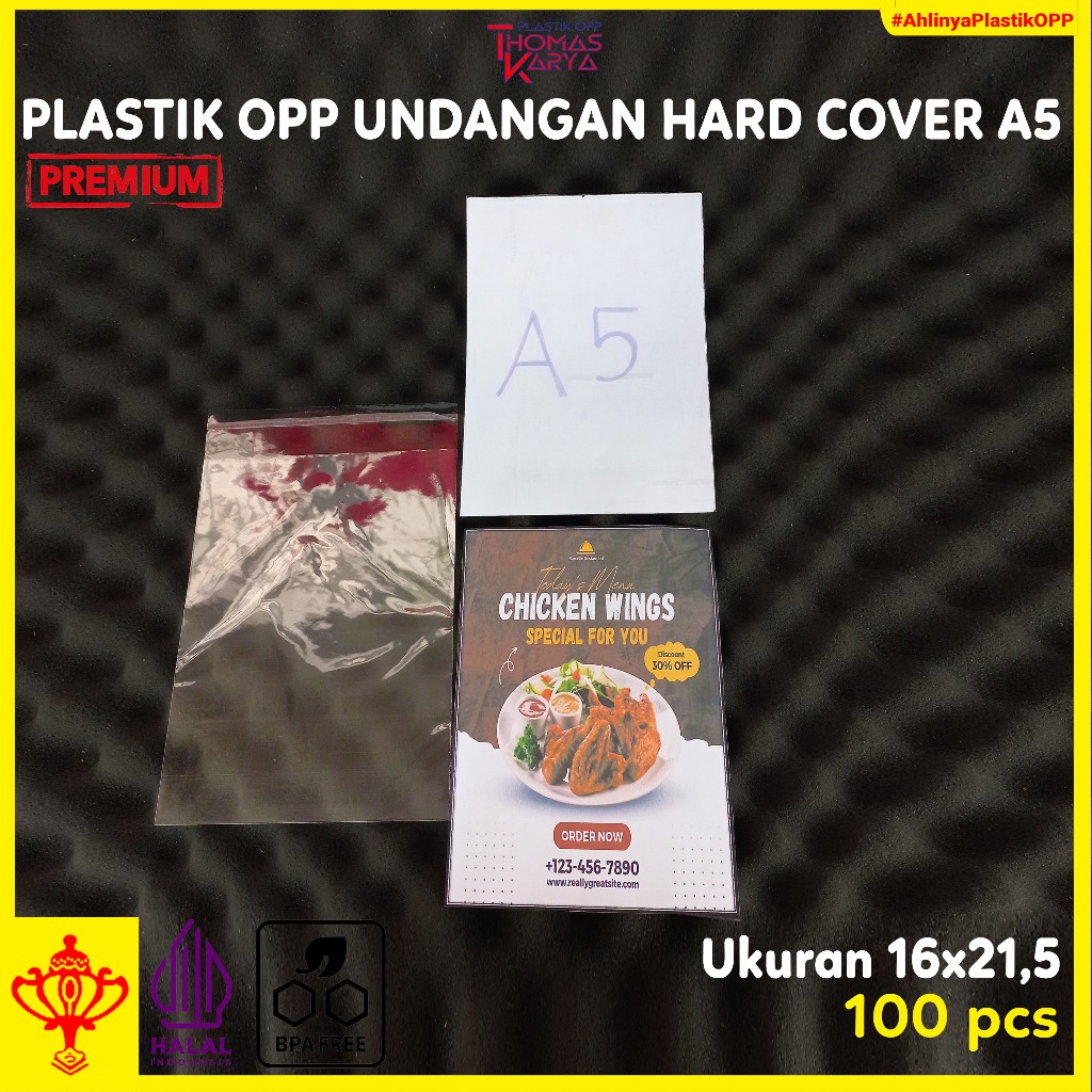 Jual Plastik Kertas A4 F4 HVS A3 A5 A6 A7 isi 100 Kantong OPP Blangko Undangan Jasmine Ijazah ...
