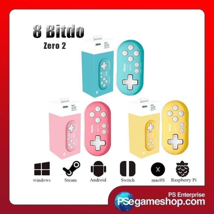 Jual 8Bitdo Zero 2 Mini Bluetooth Gamepad for Switch/Windows/Android/MacOS/ | Shopee Indonesia