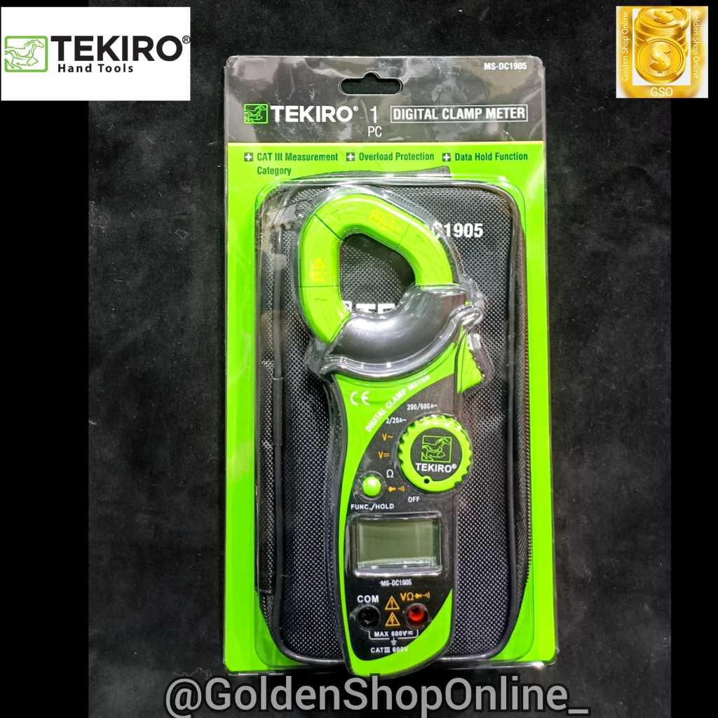 Jual Tekiro Digital Clamp Meter / Tang Amper Digital Merk Tekiro ...