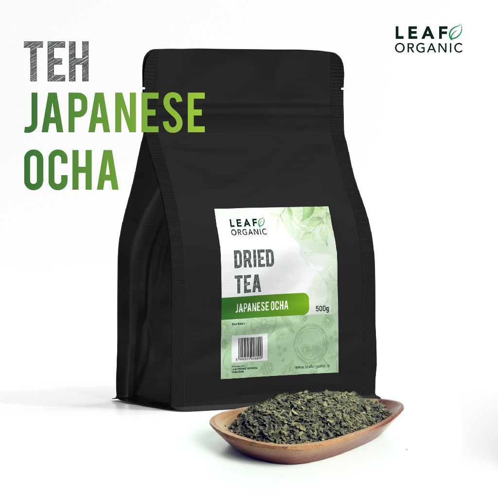 Jual TEH PREMIUM JAPANESE OCHA, LEAF ORGANIC DAUN GREEN TEA SENCHA 500G ...