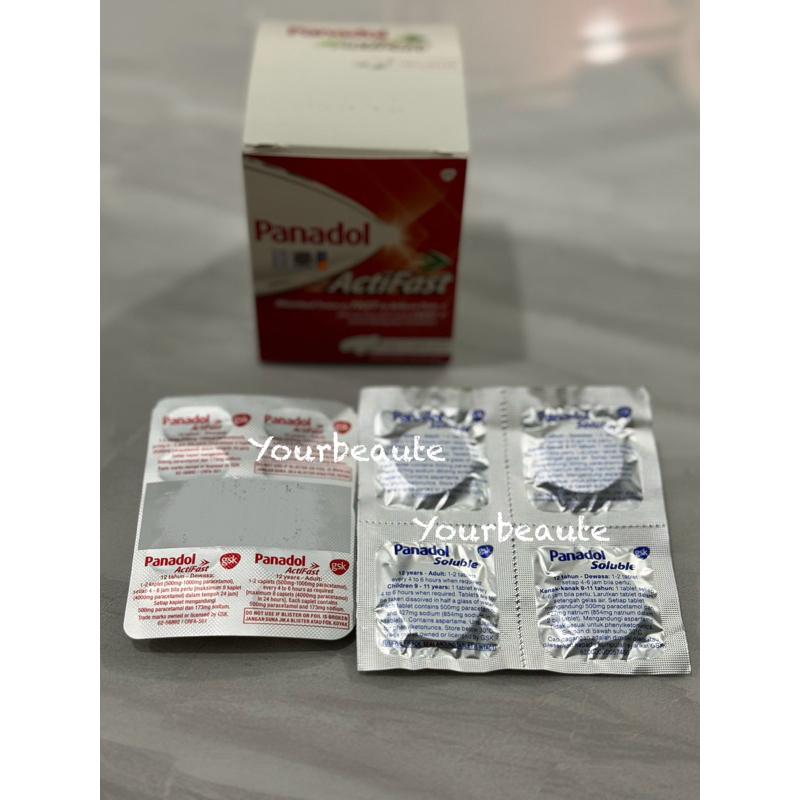 Jual Panadol Soluble Celup Blue ORIGINAL MALAYSIA - Acti Fast Red Merah ...