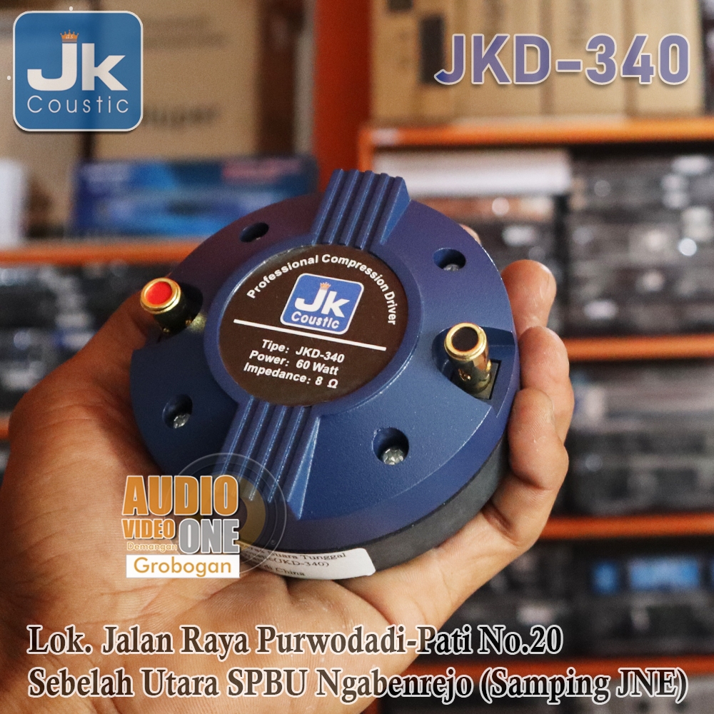 Jual Tweeter Jk Coustic JKD-340 Model Baut Compression Driver Tweter D3 ...