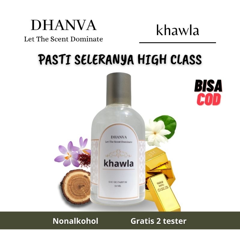 Jual DHANVA Khawla - Parfum awet Tahan Lama - UNISEX (buy 1 get 1 ...