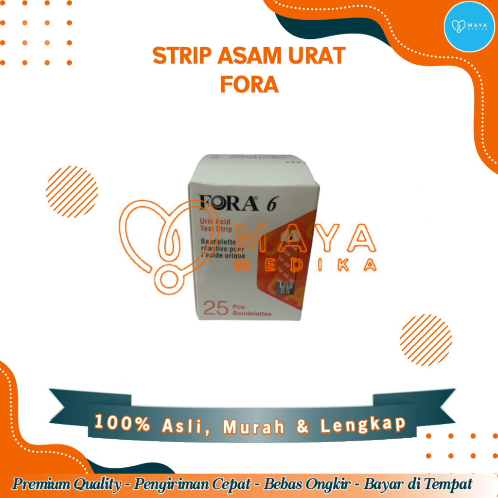 Jual FORA - Strip Asam Urat (Strip Uric Acid) | Shopee Indonesia