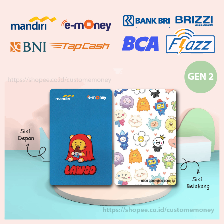 Jual KARTU EMONEY DESIGN CUSTOM KPOP TRUZ LAWOO TREASURE KARTU ETOLL E ...