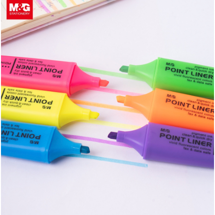Jual Highlighter/ Stabilo M&G Point Liner Fluorescent Colors | Shopee ...