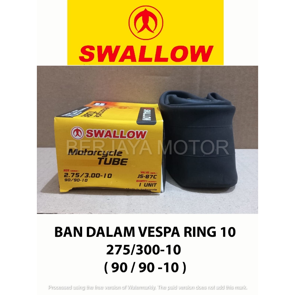 Jual BAN DALAM VESPA RING 10 SWALLOW 275/300-10 90/90-10 | Shopee Indonesia