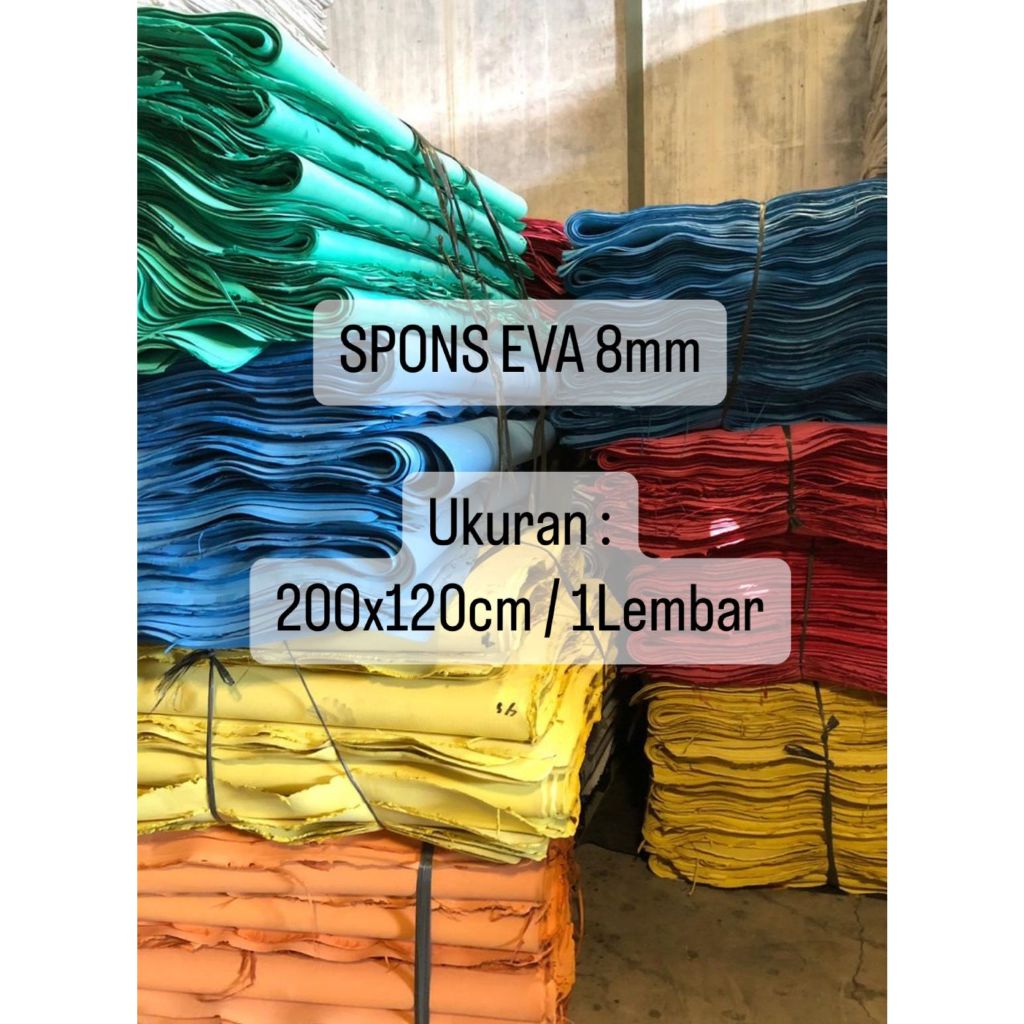 Jual spons eva EVA Foam / Spon Ati 8mm spons eva 8mm media kreasi ...