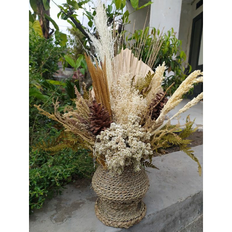 Jual paket bunga vas 20cm warna hijau | dekorasi rumah | dekorasi ...