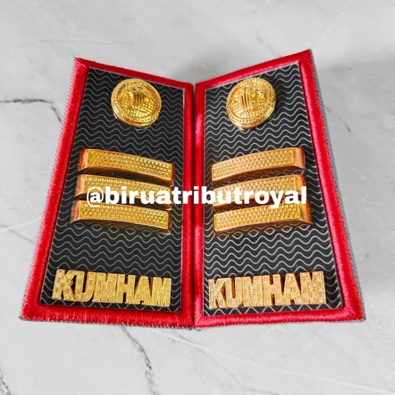 Jual PANGKAT PDH KUMHAM AKRILIK GOL 3C KA.UPT LIST MERAH TERBARU ...