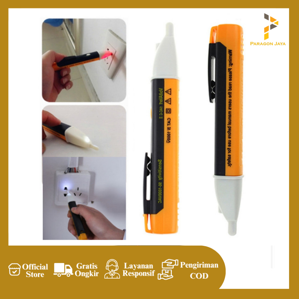 Jual Alat Test Pen Listrik Non contact Voltage Tester Pen Stick 90 ...