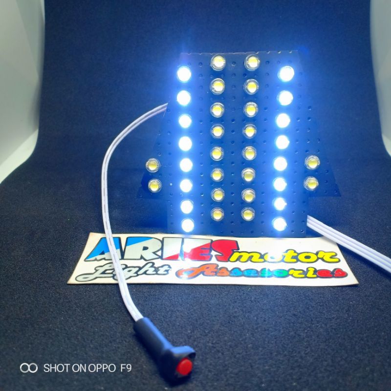 Jual LAMPU LED RUNNING BEAT Karbu ( PUTIH ) ( wajib DC ) | Shopee Indonesia