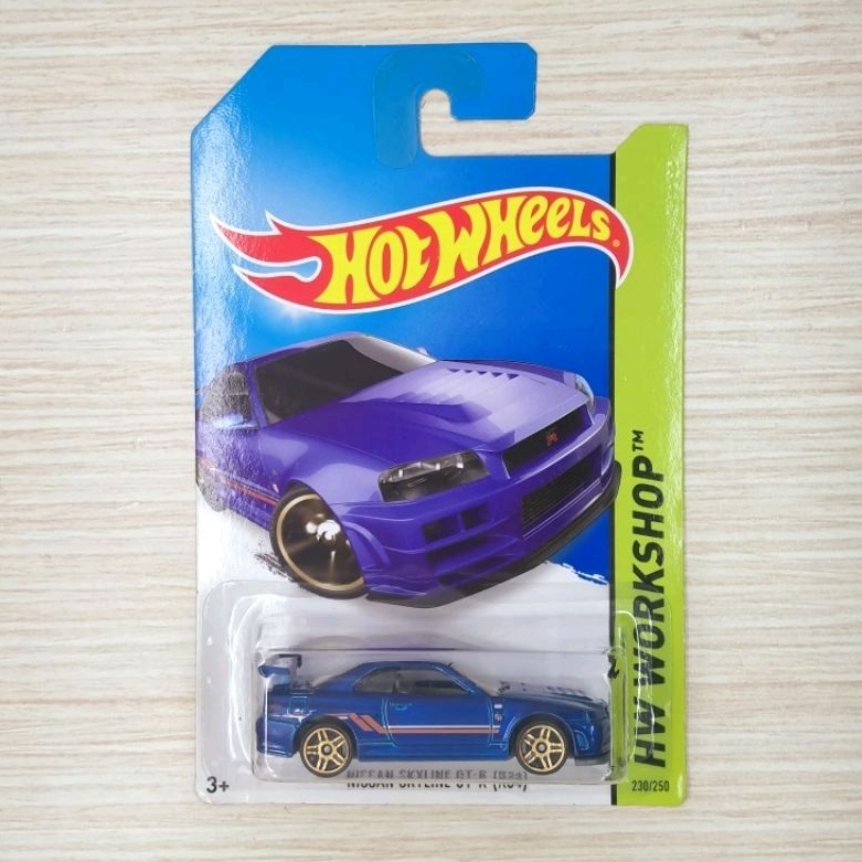Jual hotwheels nissan skyline gtr r34 -biru | Shopee Indonesia