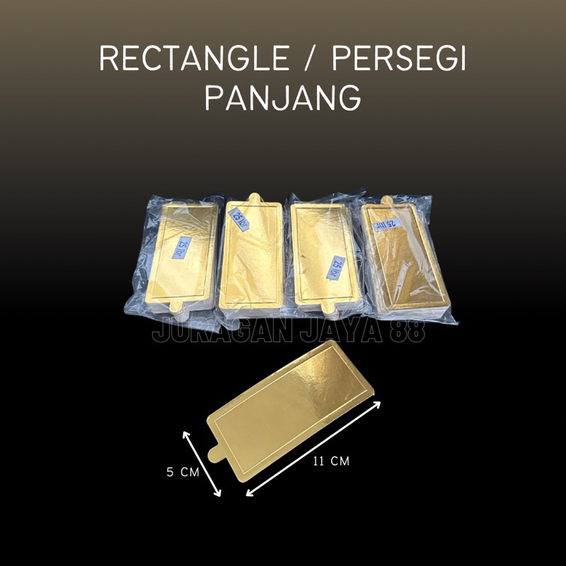 Jual 25 Pcs Alas Cake Tart Tiramisu Alas Kue Gold Alas Segitiga Bulat Persegi Panjang