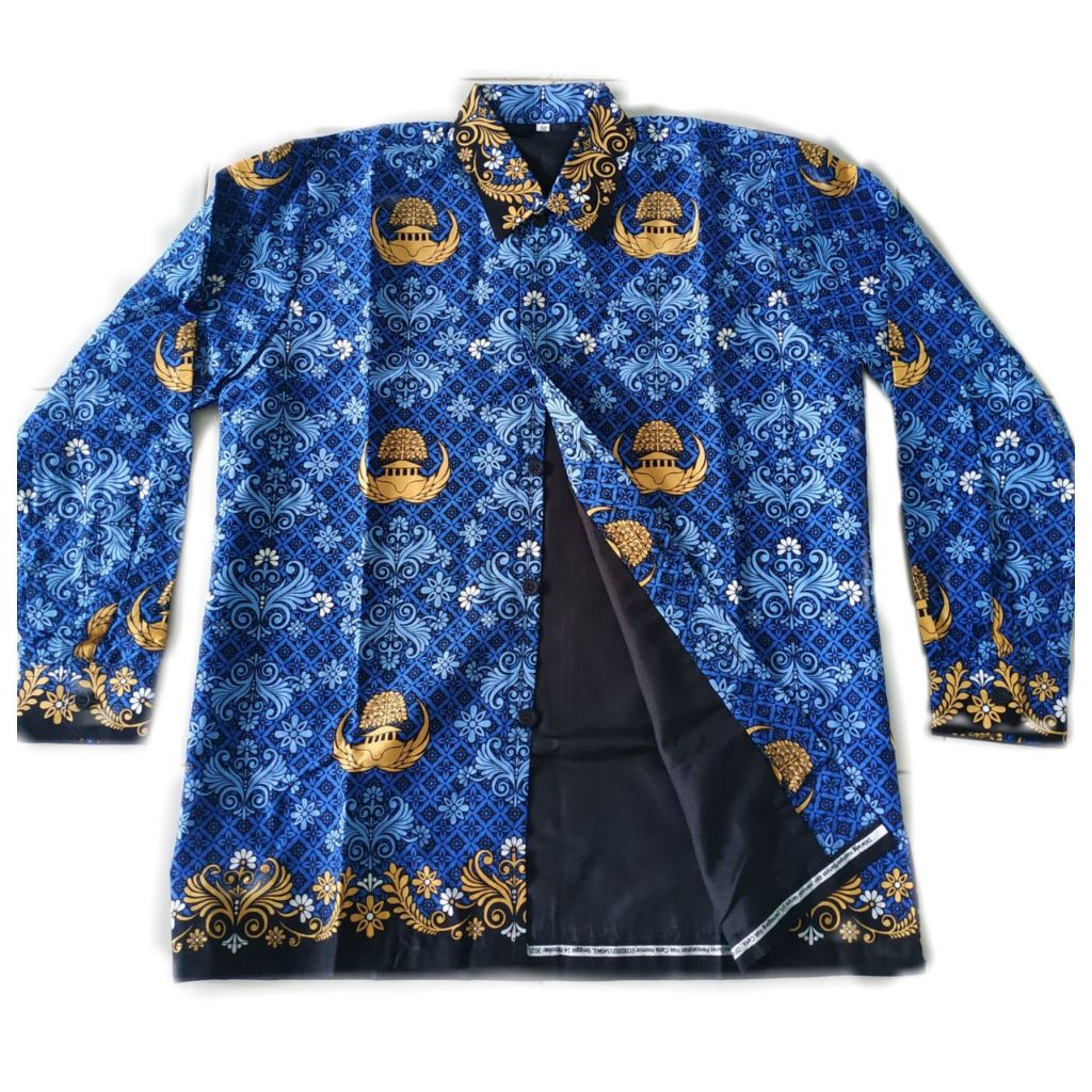 Jual Batik Korpri Terbaru lapis furing | Baju Batik korpri pria dan wanita | Seragam Batik ...