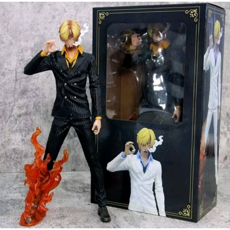 Jual Sanji smoke figure one piece H30cm | Shopee Indonesia