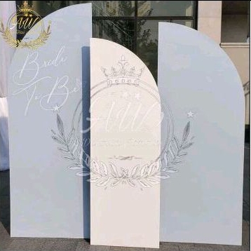 Jual backdrop triplek model sirip, backdrop plywod, panel triplek ...