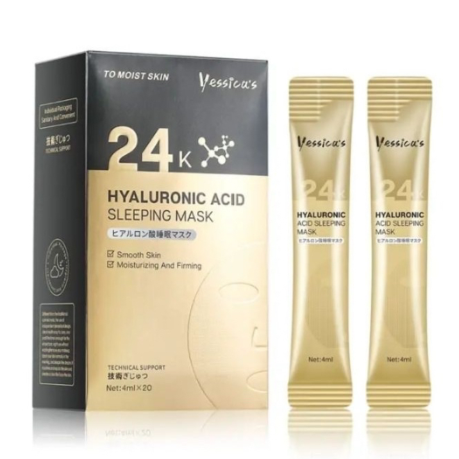 Jual YESSICA'S 24k HYALUARONIC ACID SLEEPING MASK (Moisturizing ...