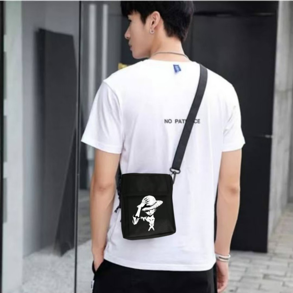 Jual Tas Selempang Mini Luffy Sling Bag Pria Distro | Shopee Indonesia