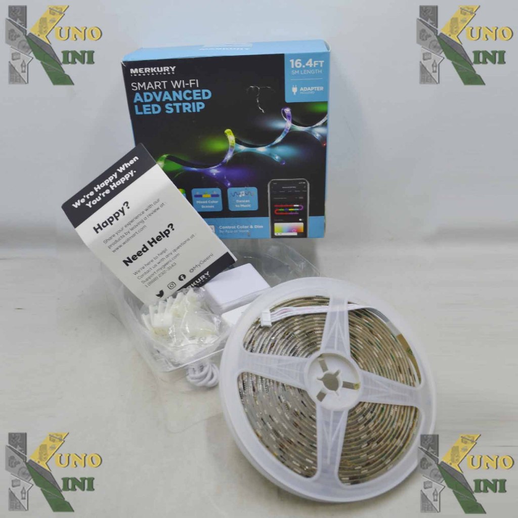 Jual MERKURY SMART WIFI ADVANCED LED STRIP, from U.S.A - New | Shopee ...