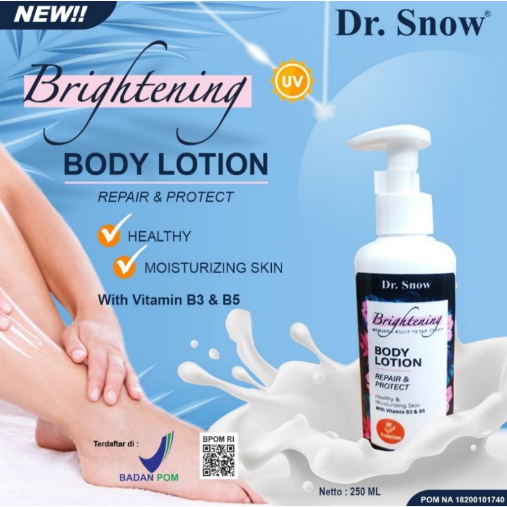 Jual DR SNOW Body Lotion Whitening 250 ML | Shopee Indonesia
