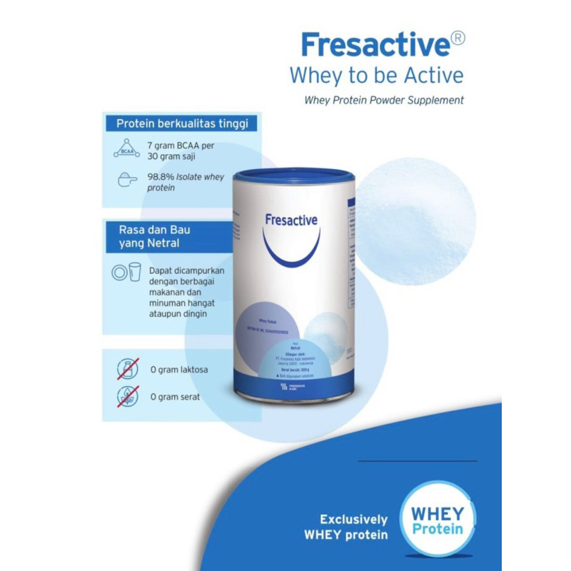 Jual Fresactive 300 gram ( susu kesehatan nutrisi kaya protein ...