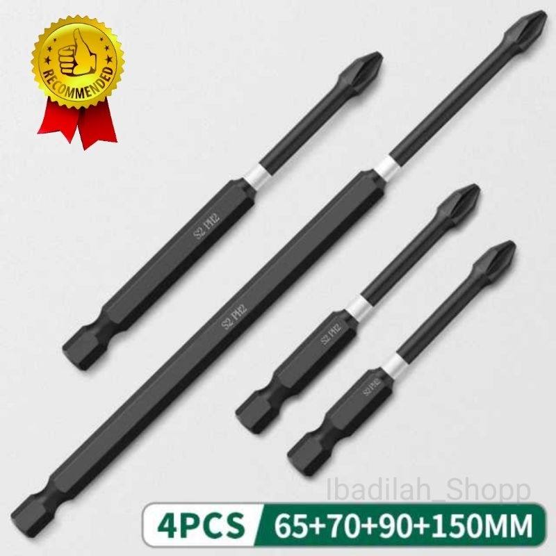 Jual Kepala Mata Obeng Magnetic Screwdriver Bit 65 70 90 150 mm - PH2 ...