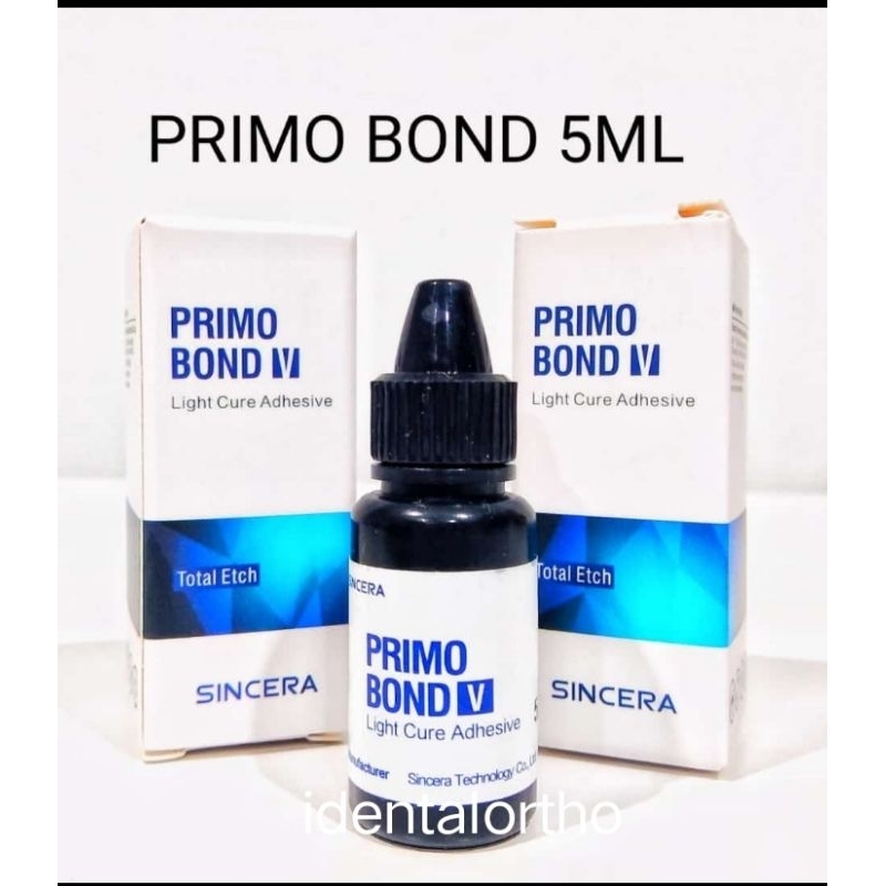 Jual DENTAL NEW PRIMO BOND LGHT CURE ADHESIVE 5ML | Shopee Indonesia