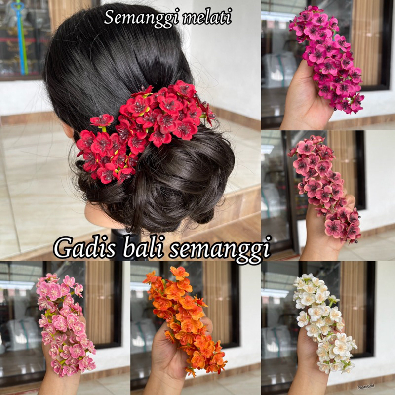 Jual semanggi melati/ bunga hair do/ bunga sanggul | Shopee Indonesia