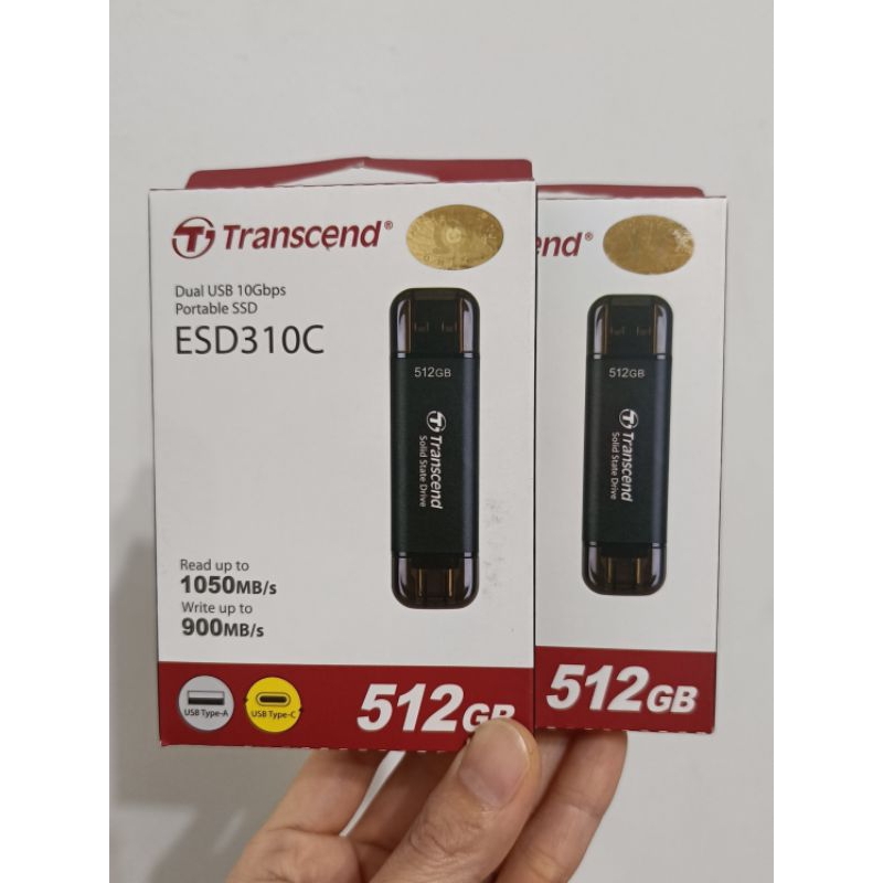 Jual SSD TRANSCEND / VGEN PLATINUM 256GB / 512GB TYPE C / TYPE A USB 3. ...