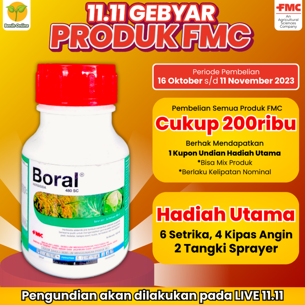 Jual HERBISIDA BORAL 480 SC 100 ML FMC Sulfentrazon | Shopee Indonesia