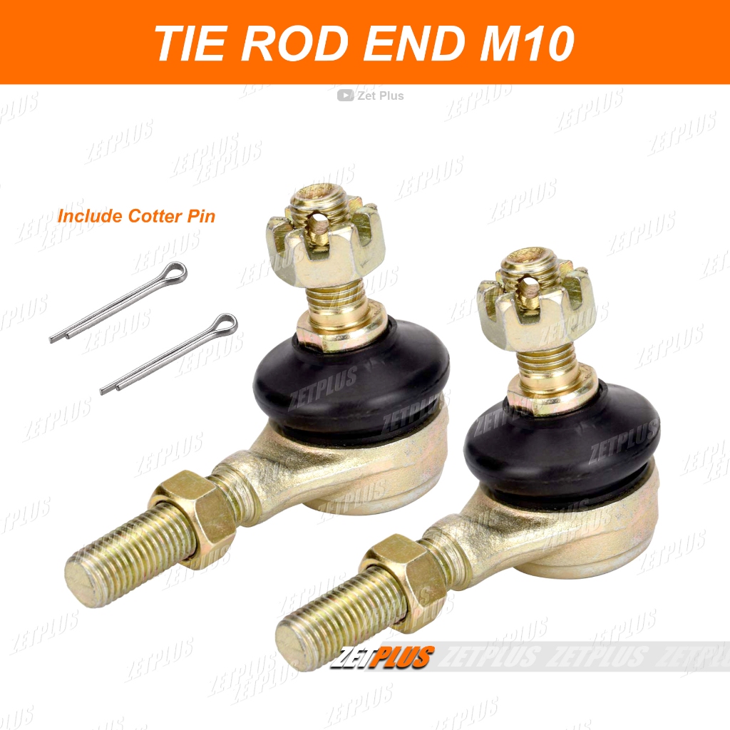 Jual TIE ROD END STIR ATV M10 /ball joint custom universal/tierod buggy-mini jeep-quad/bola ...