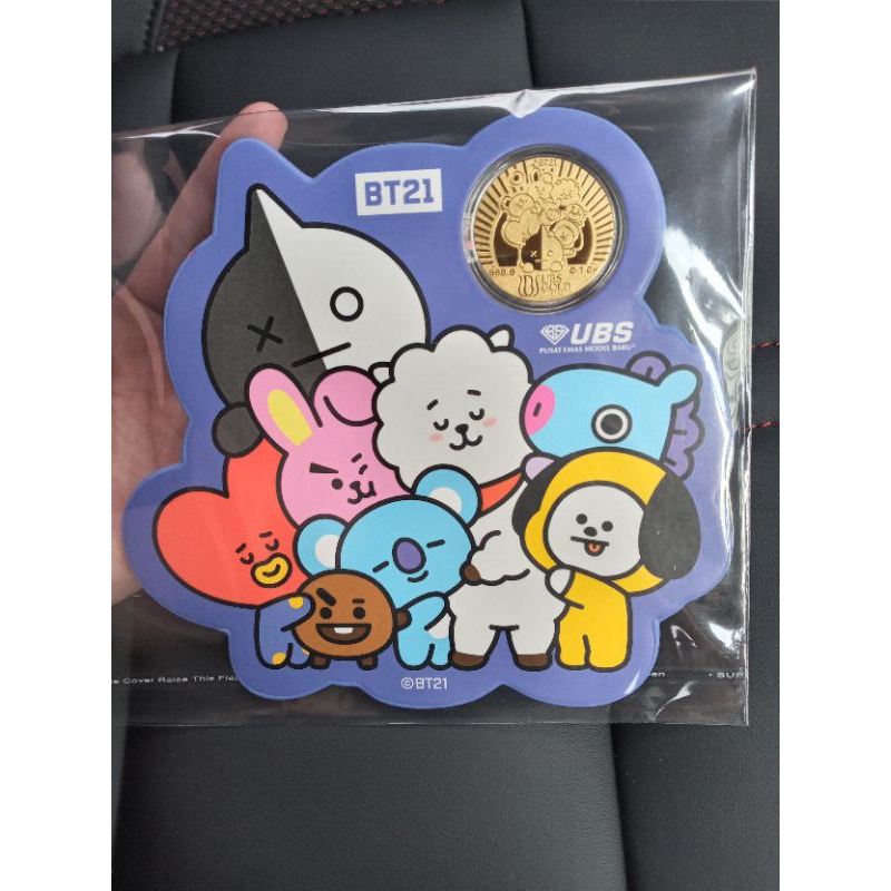 Jual UBS 0.1 g BT21 limited edition Chimmy RJ Koya Tata Mang | Shopee Indonesia