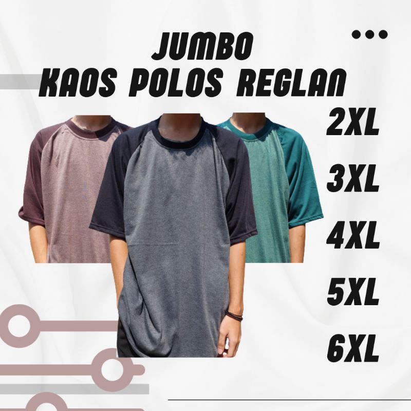 Jual Kaos Polos Reglan Misty Jumbo Big Size Lengan Pendek Ukuran Besar ...
