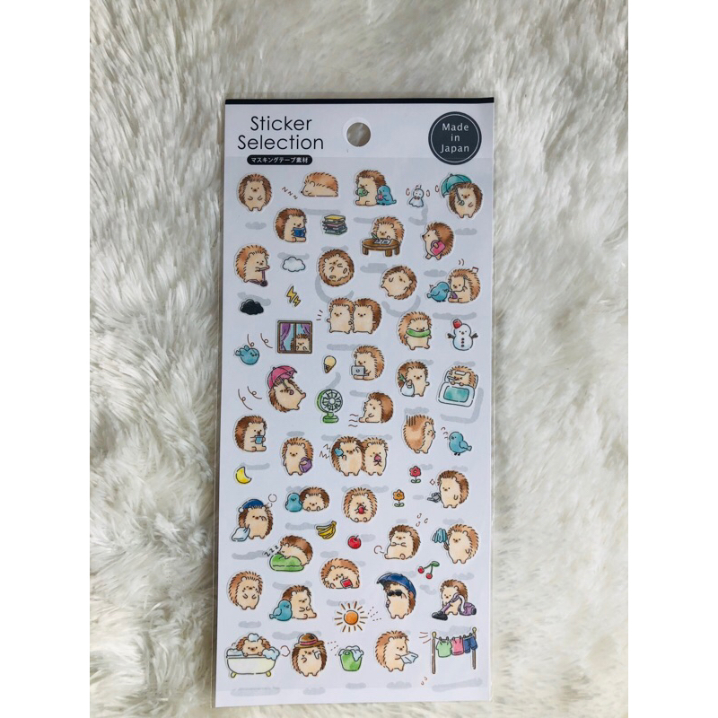 Jual sticker stiker burung roti kucing landak pinguin made in Japan ...