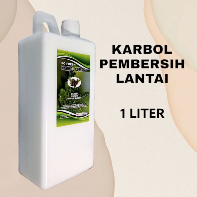 Jual SO FRESH KARBOL PEMBERSIH LANTAI 1 LITER | Shopee Indonesia