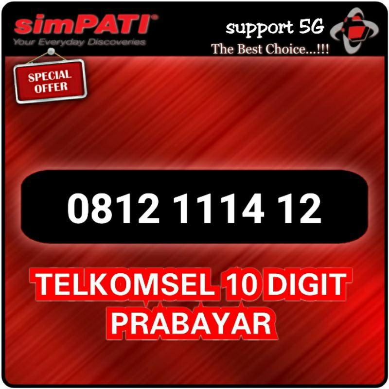 Jual nomor cantik telkomsel 10 digit prabayar nomor cantik simpati 10 ...