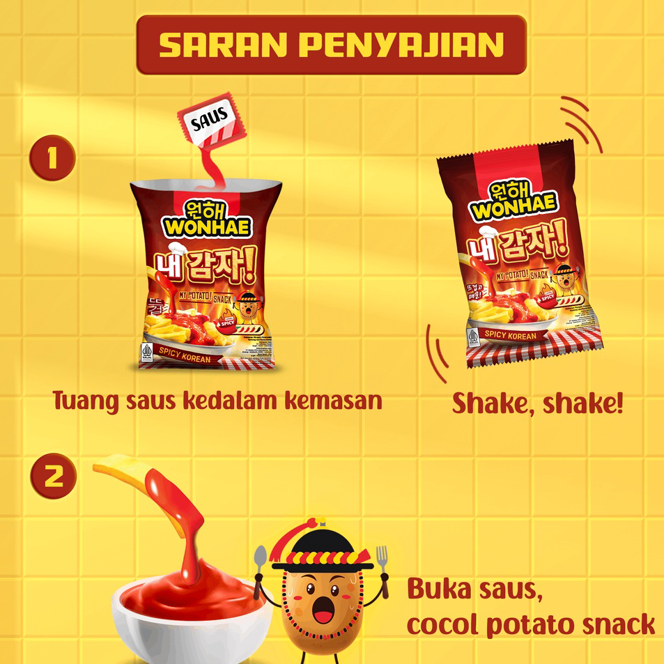 Jual Best Produk Mujigae by Wonhae Potato Snack Spicy Korean | Shopee ...