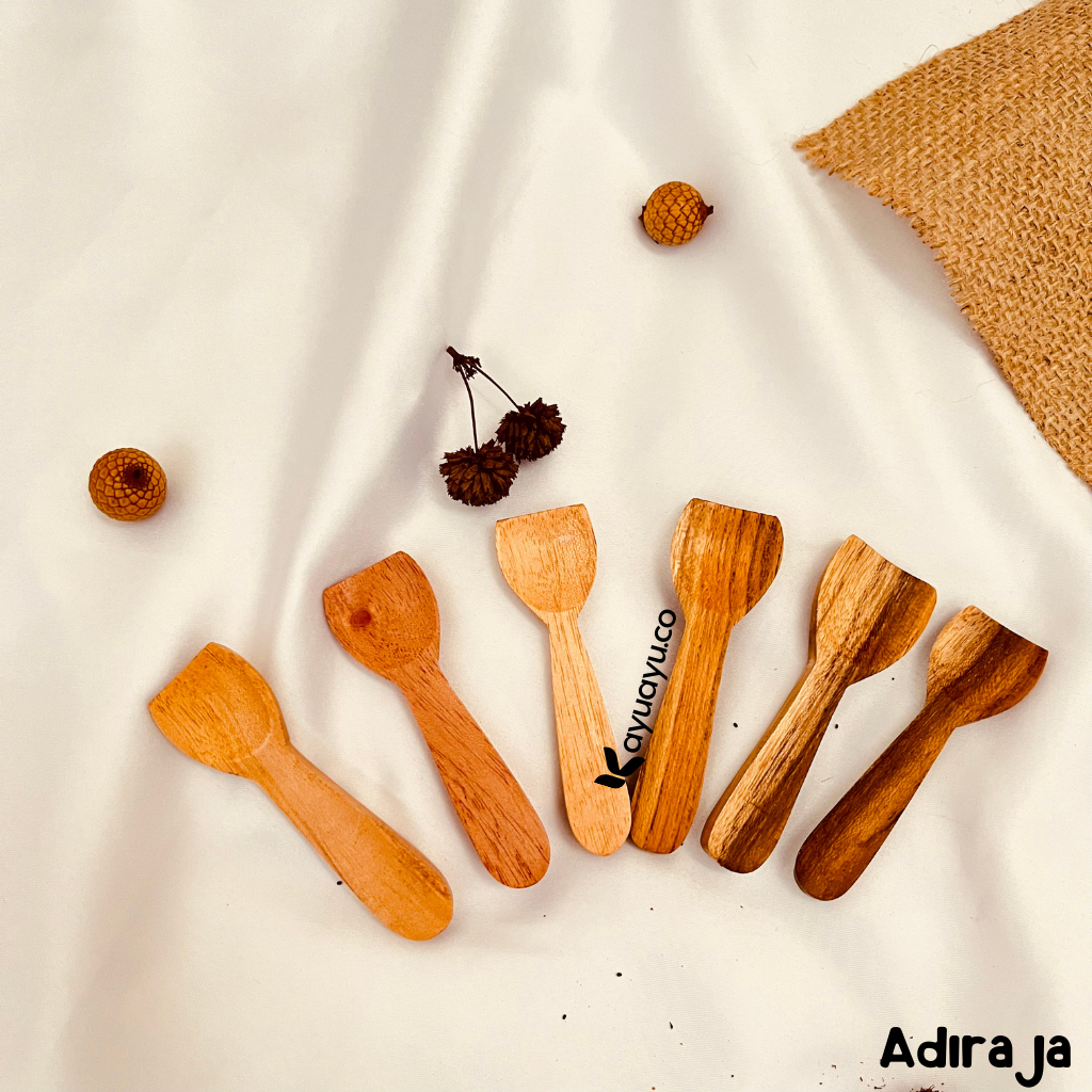 Jual SENDOK KAYU KOREA / SENDOK KAYU KECIL / SENDOK UNIK / SENDOK TEH ...