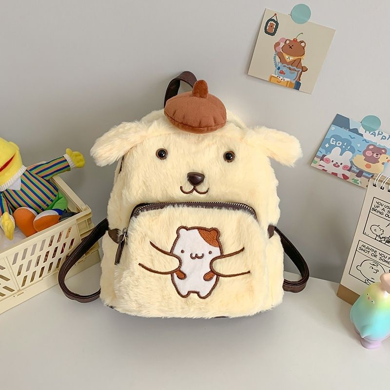 Jual Ransel boneka berbulu untuk wanita, ransel berbahu dua, tas buku ...