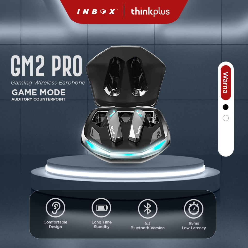Jual Thinkplus GM2 Pro Bluetooth Earphone Gaming Headphone Headset TWS | Shopee Indonesia