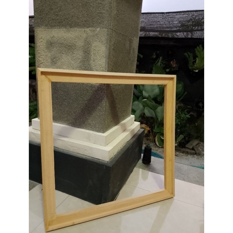 Jual frame simbar 50cm*50cm lis , bingkai simbar , bingkai platycerium ...