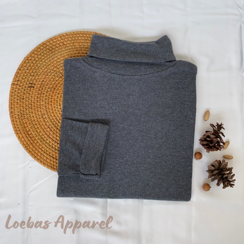Jual TURTLENECK PRIA DAN WANITA/ KERAH RIB/ TURTLENEECK RIB PREMIUM ...