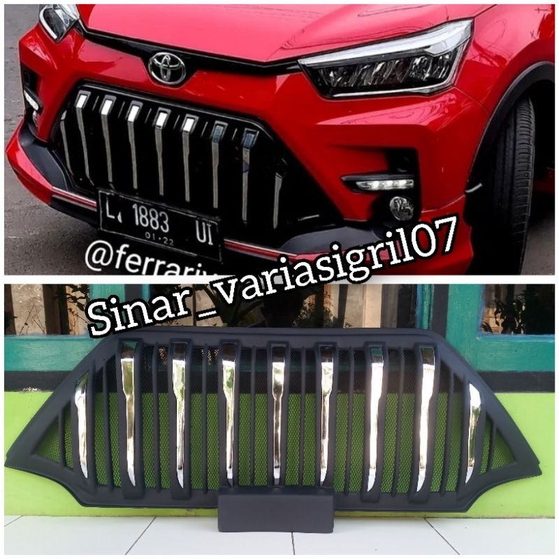 Jual Grill toyota Raize 2021,2022 model Apollo prado | Shopee Indonesia